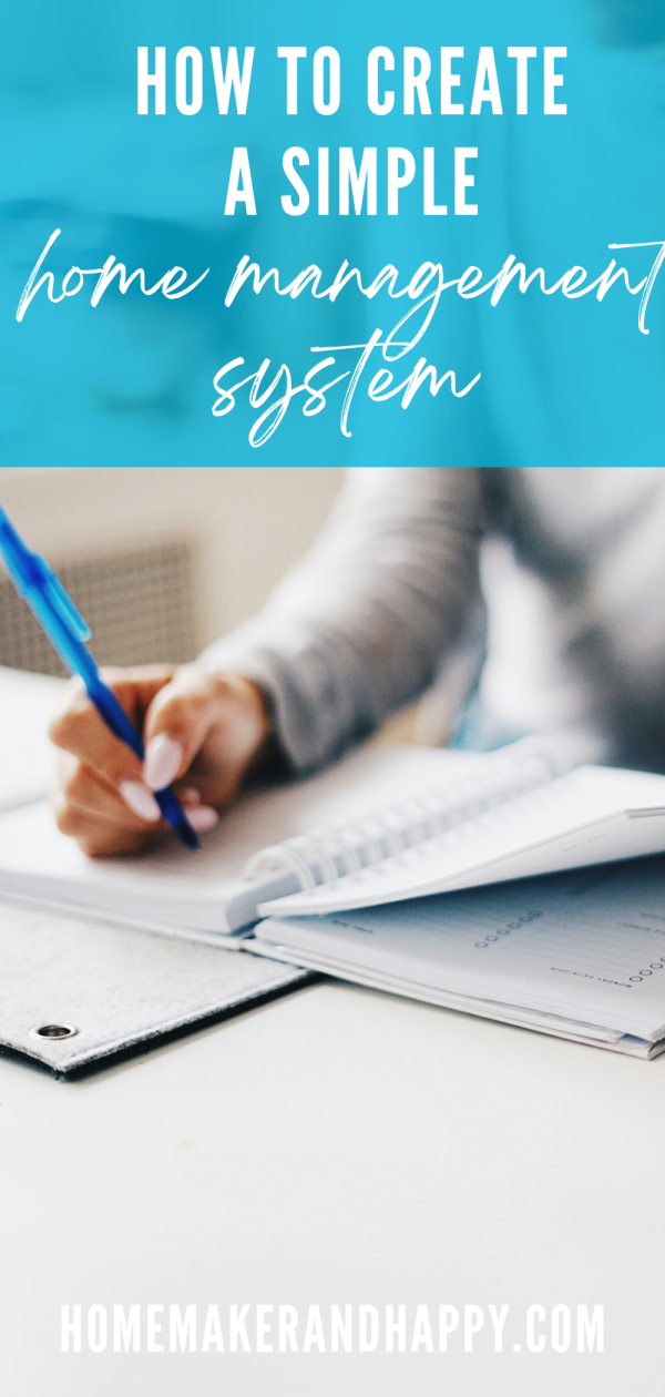 How to Create a Simple Home Management System - Homemaker and Happy