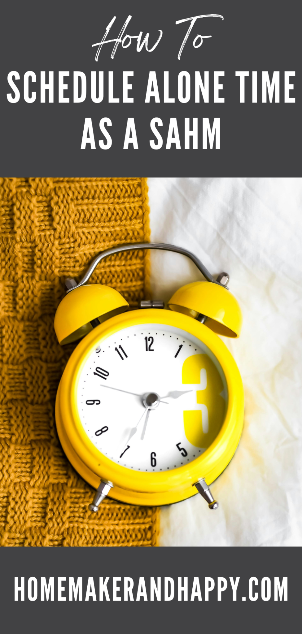 How to Schedule Alone Time as a Stay-at-Home Mom - Homemaker and Happy