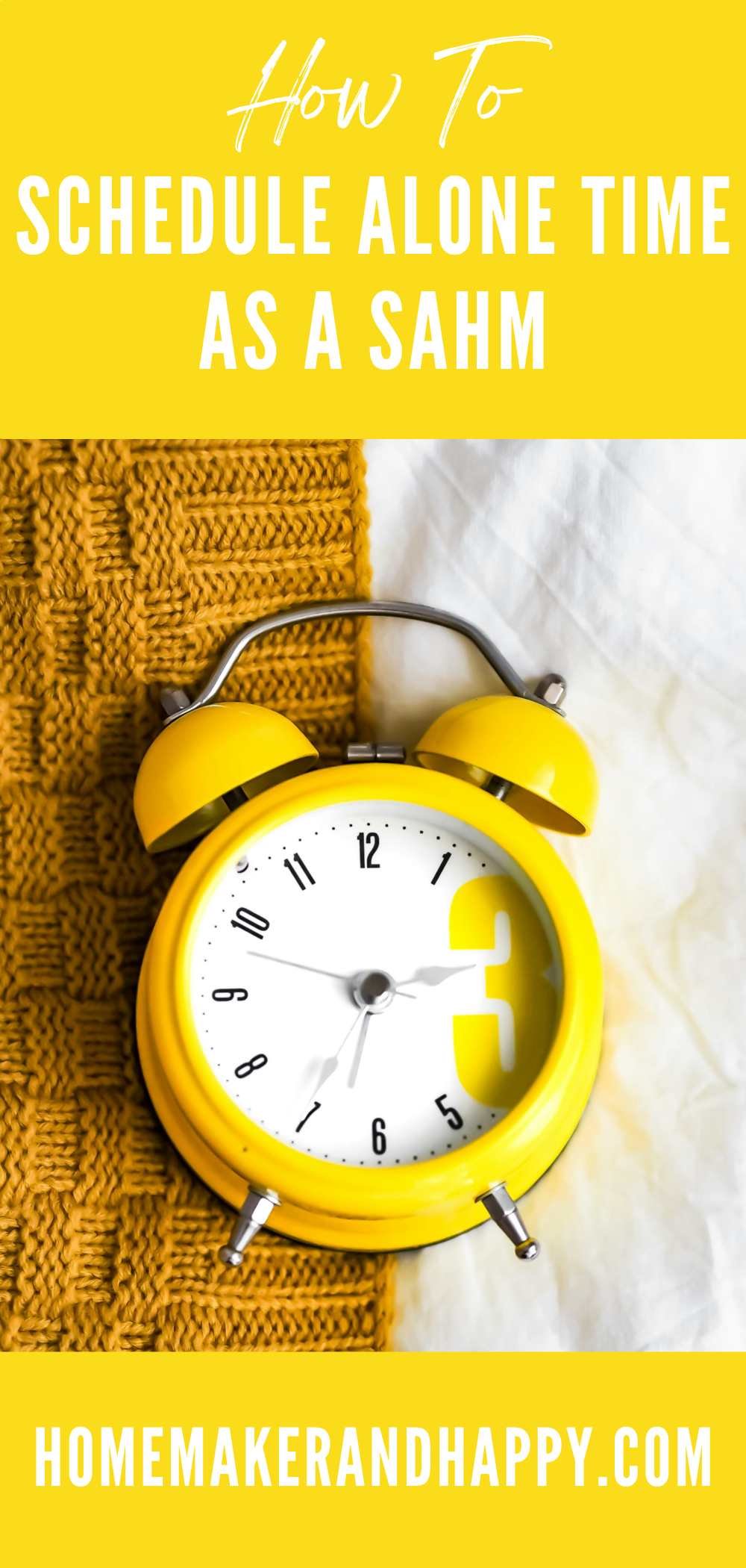 How to Schedule Alone Time as a Stay-at-Home Mom - Homemaker and Happy