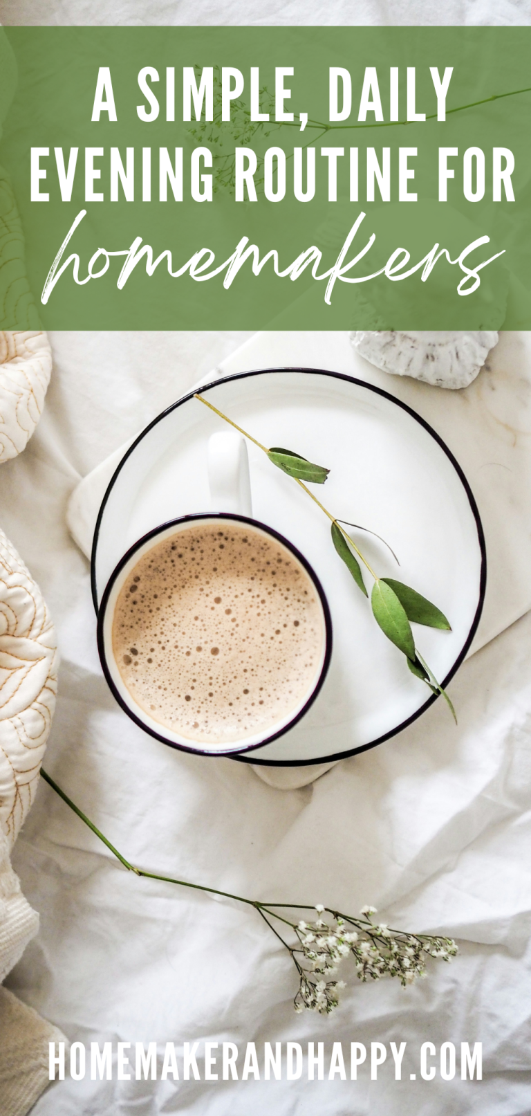 A Sample Daily Evening Routine for Homemakers - Homemaker and Happy