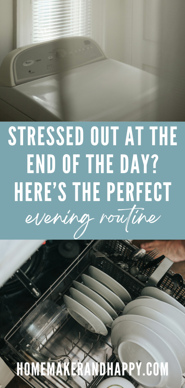 A Sample Daily Evening Routine for Homemakers - Homemaker and Happy