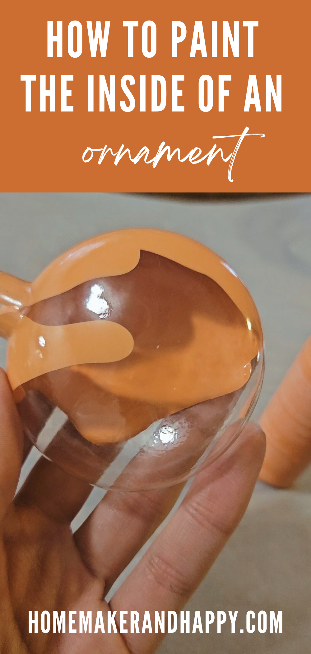 How to Paint Inside A Clear Glass/Plastic Christmas Ornament ...