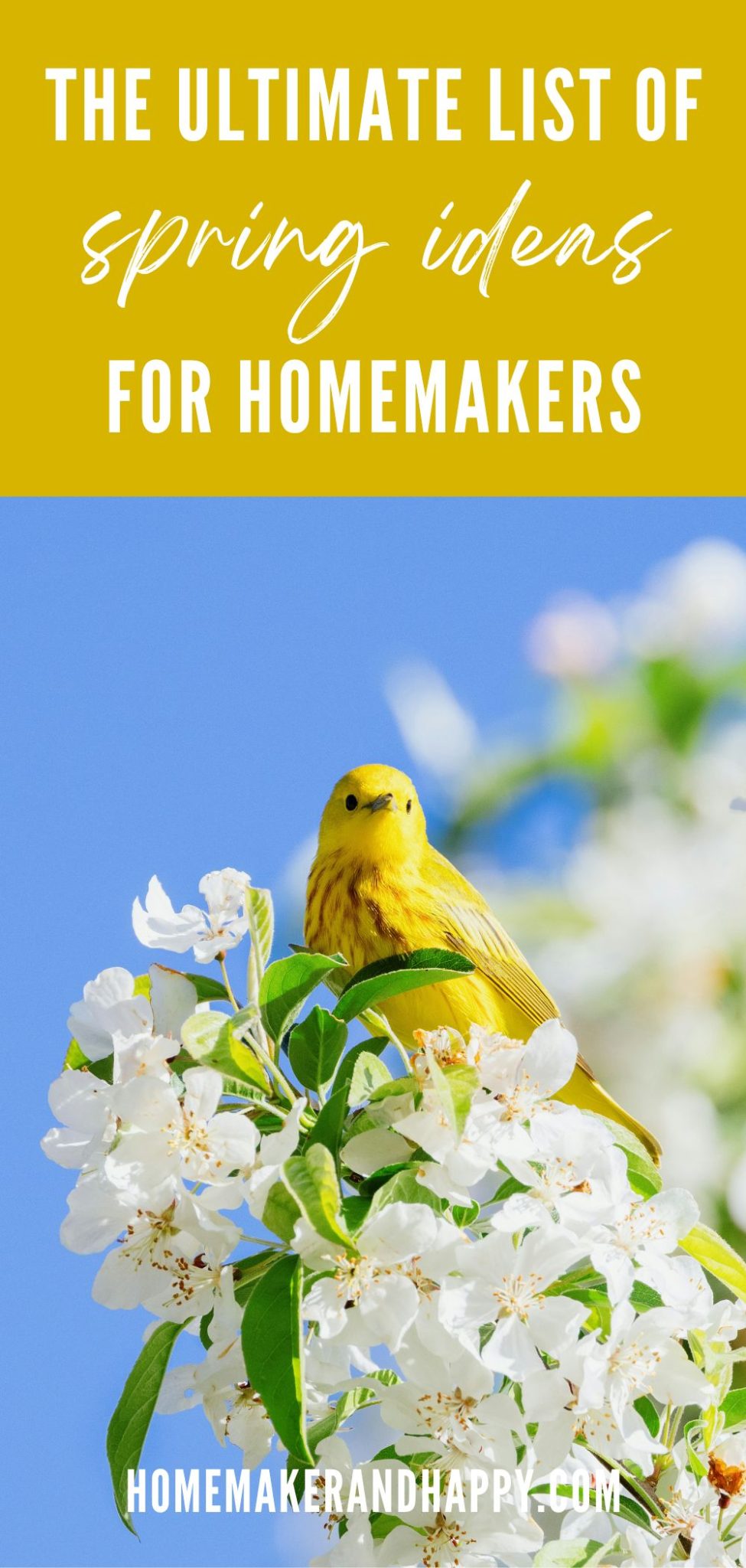 The Ultimate List of Spring Ideas for Homemakers - Homemaker and Happy