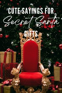 46 Clever, Funny Sayings for Secret Santa Gift Tags - Homemaker and Happy